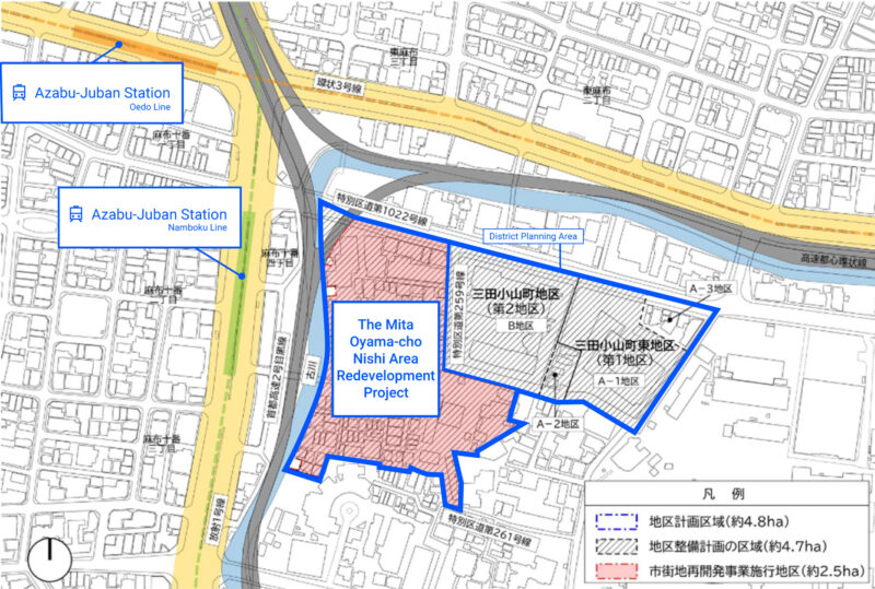 New Project in Azabu Juban and Mita | Housing Japan