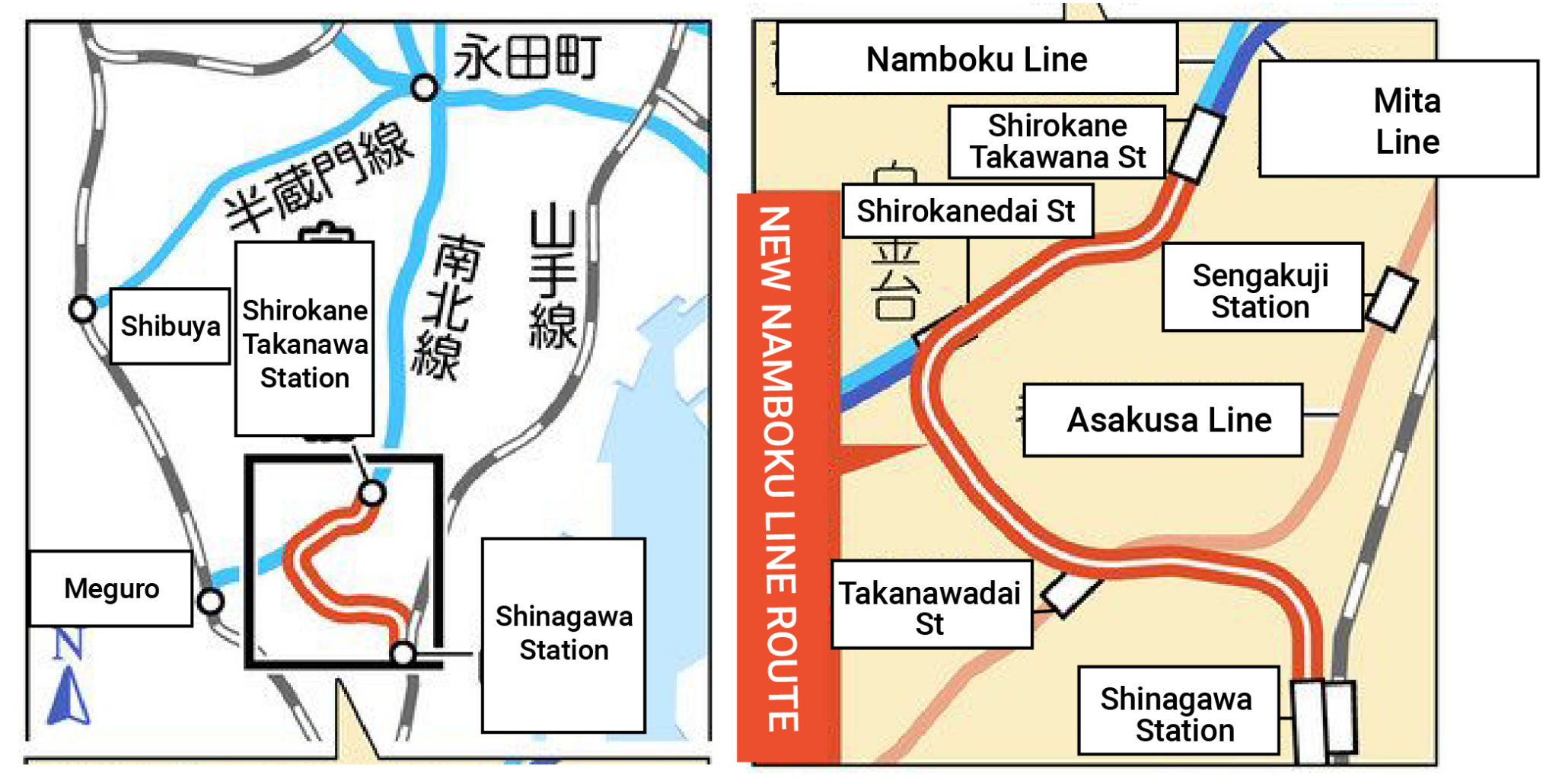 Tokyo Metro’s Namboku Line Extension to Connect Shirokane Takanawa ...